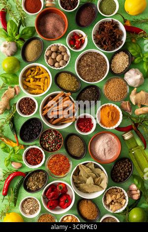 salt spices colored exotic for food Stock Photo - Alamy