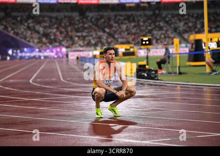 David Barroso of Spain competing in the Men's 800 Metres during World ...