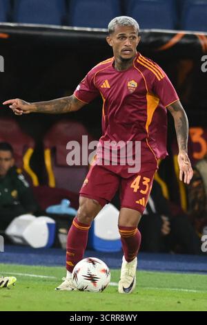 Wesley of AS Roma in action during the Serie A Enilive match between AS ...