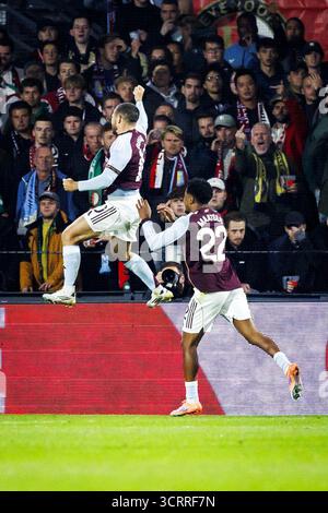 Ian Maatsen Of Aston Villa during the Newcastle United v Aston Villa ...