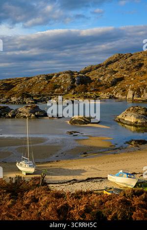 Ardtoe bay, Ardnamurchan Peninsula, Lochaber, Highlands, Scotland Stock ...