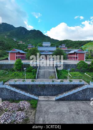Aerial photography of Lianhua Mountain Park in Futian CBD Civic Center ...