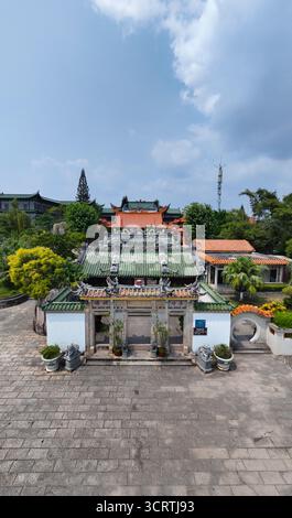 Aerial photography of Lianhua Peak Scenic Area in Haimen Town, Chaoyang ...