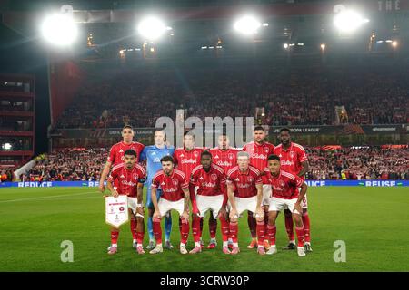 Forest team ahead of the UEFA Europa League match between Nottingham ...
