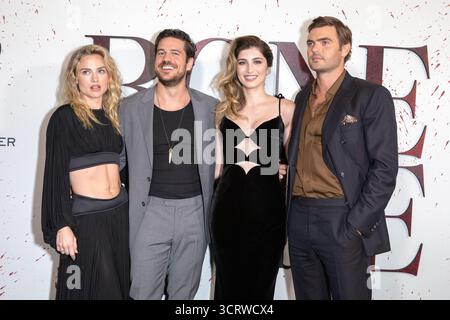 "Bone Lake" cast members Maddie Hasson, Marco Pigossi, Andra Nechita ...