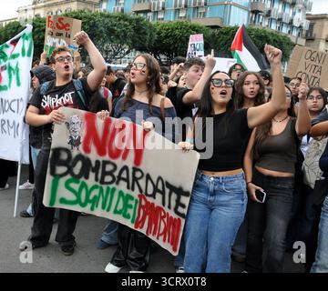 Palermo, Italy. 03rd Oct, 2025. General strike in Palermo for the ...