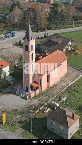 The Immaculate Conception Parish Church in Pandi, Bulacan, features a ...