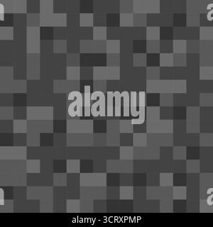 Seamless Minecraft dirt block pixel texture. Square 8bit pattern in ...