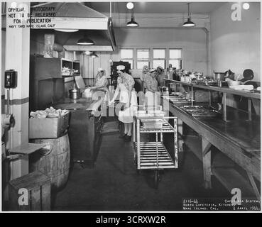 Cafeteria System, North Cafeteria, Kitchen, US Navy Yard, Mare Island ...