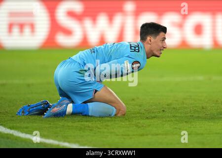 Berke Ozer of LOSC Lille in action during the UEFA Europa League MD2 ...
