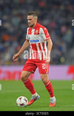 Porto, Portugal - October 2: Timi Elsnik of FK Crvena Zvezda (L ...