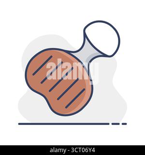 Plastic sled. Winter outdoor sports and leisure equipment vector ...