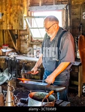 Blacksmith in Orwell Corner Historic Village a charming historic ...