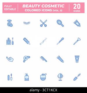 cosmetics makeup spa skincare icons Stock Vector Image & Art - Alamy