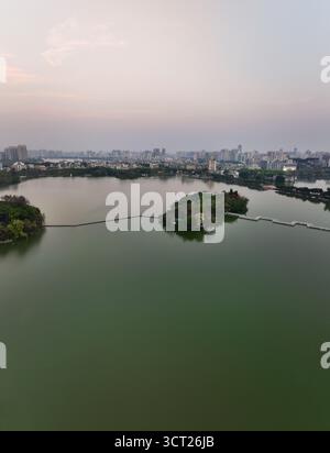 Aerial photography of Huizhou West Lake National Scenic Area in ...