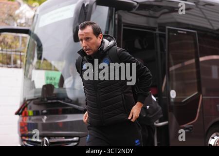 Queens Park Rangers manager Julien Stephan on the touchline during the ...