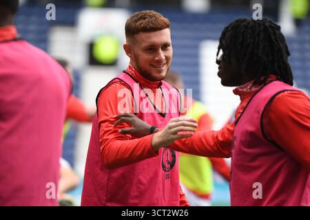 Preston, England. 4th Oct 2025. Sonny Carey and Lewis Gibson during the ...