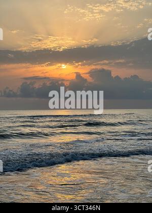 Sunrise over the Caspian Sea Stock Photo - Alamy