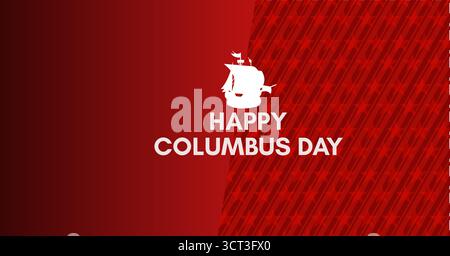 Happy columbus day banner horizontal concept Stock Vector Image & Art ...
