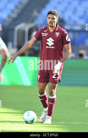 Olimpico Stadium, Rome, Italy - Saul Coco of Torino FC runs with the ...