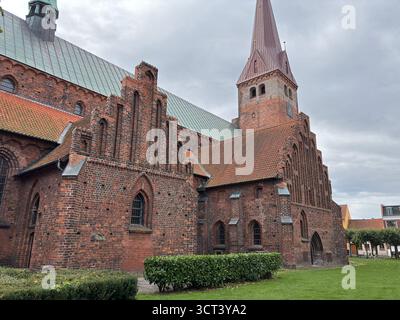 Brick built church in Helsingor, Denmark Stock Photo - Alamy
