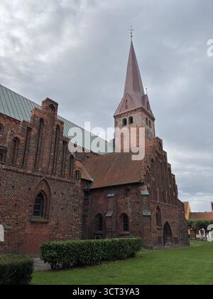 Brick built church in Helsingor, Denmark Stock Photo - Alamy