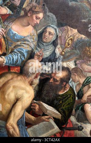 Coronation of the Virgin - Incoronazione della Vergine, 1439 - 1447 by ...