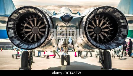 The Mikoyan MiG-29, a Soviet-designed multirole fighter aircraft, known ...