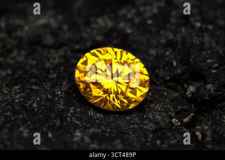 Ruby oval shape center stone red diamond ring Stock Photo - Alamy