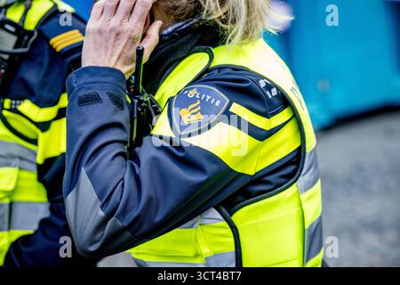 AMSTERDAM - Police officers at work. ROBIN UTRECHT /ANP netherlands out ...
