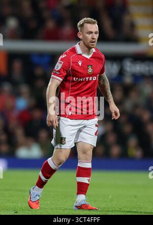 Lewis O’Brien of Wrexham in action during the Sky Bet Championship ...