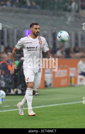 Giuseppe Pezzella of US Cremonese during SS Lazio vs US Cremonese ...