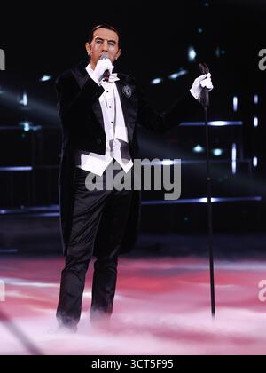 Rome, Rai studios formerly Dear, TV show "Tali e Quali." In the photo ...