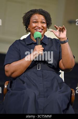 Ga. 04th Oct, 2025. Stacey Abrams at a public appearance for Coded ...