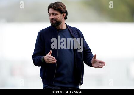Falkirk on the pitch ahead of the William Hill Premiership match at ...