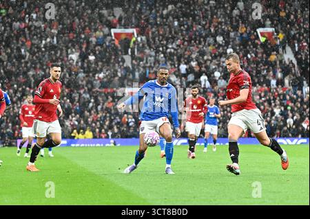 Manchester United defender Matthijs de Ligt (4) during the Manchester ...