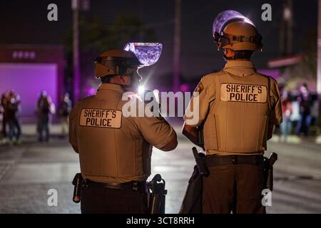 Broadview Police and Cook County Sheriff Police detain a protester ...