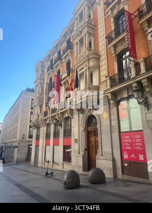 Building under the sky in Madrid, Spain Stock Photo - Alamy