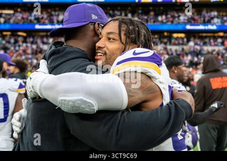 London, UK. 5 October 2025. Eric Wilson, Vikings Linebacker, during the ...