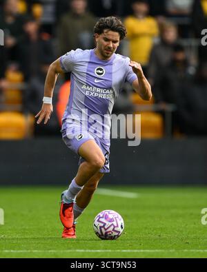 Ferdi Kadıoğlu of Brighton and Hove Albion during the Manchester City v ...