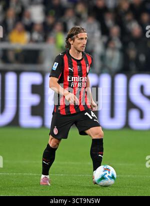 Luka Modric of Ac Milan in action during the Serie A football match ...