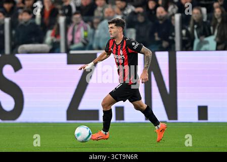 Christian Pulisic of AC Milan during Cagliari Calcio vs AC Milan ...