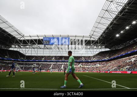 A general view of Hill Dickinson Stadium ahead of the Premier League ...
