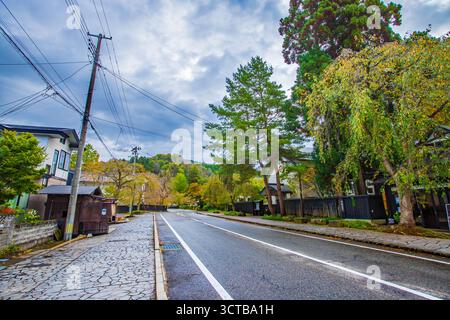 Autumn scenery of Kakunodate Samurai Residences in Akita Prefecture ...