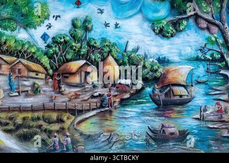 Beautiful hand painted nature art Stock Photo - Alamy