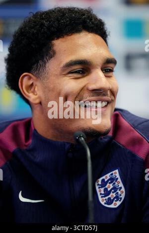 England's Jarell Quansah during a media day at St George's Park, Burton ...