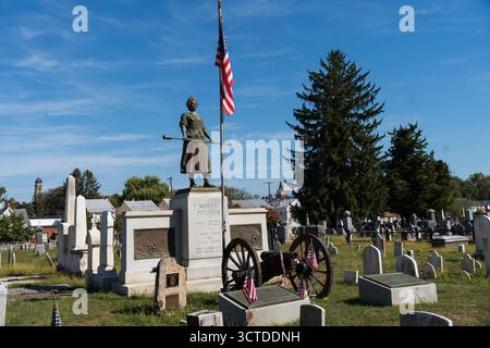 Carlisle, PA, USA – October 4, 2025: The grave of Molly McCauley ...