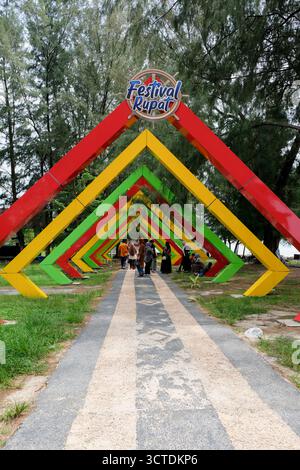 Tourist destinations on Rupat Island, Tanjung Lapin Beach Stock Photo ...