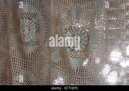 Traditional tablecloth in Letymbou village in Paphos District of Cyprus ...