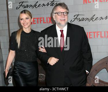 Kim Morgan, left, and Guillermo del Toro attends the special screening ...